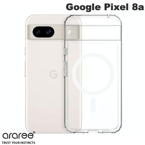 [バーコード] 4570047619306[型番] AR26930P8ATPU ポリカーボネート 背面ケース 磁石付き クリア MagSafe規格のワイヤレス充電・吸着 Google Pixel 8aラッピング可アップル製品・Mac・iPh...