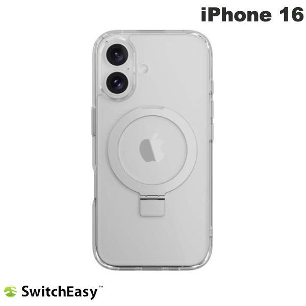 [バーコード] 4895241125966[型番] SE_IPNCSPTMN_TRポリカーボネート TPU 磁石付き スタンド機能 背面ケース MagSafe規格のワイヤレス充電・吸着 iPhone 16 (2024年6.1インチ2眼) ア...