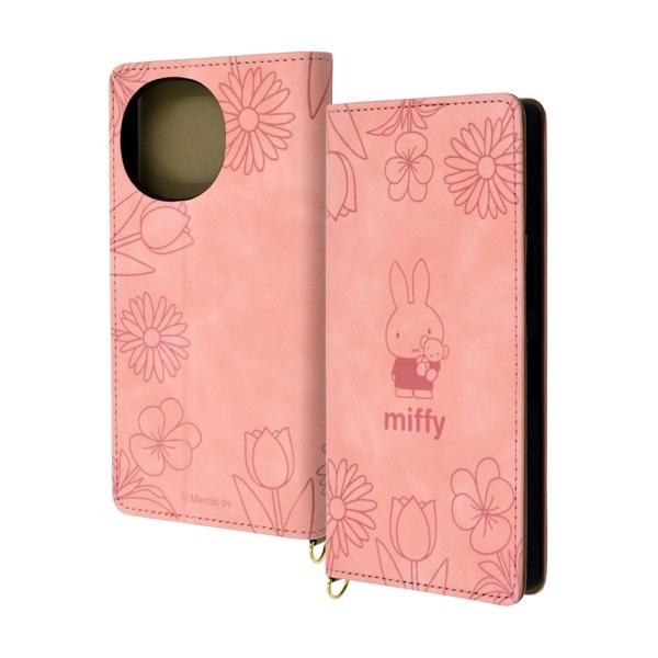 [バーコード] 4570128273137[型番] IJ-BAQFS2DML2P/MF63AQUOS R9 スタンド機能 ミッフィー 合成皮革 TPU 手帳型 カードホルダー ストラップホール ミッフィー_ピンクフラワーラッピング可アップル...