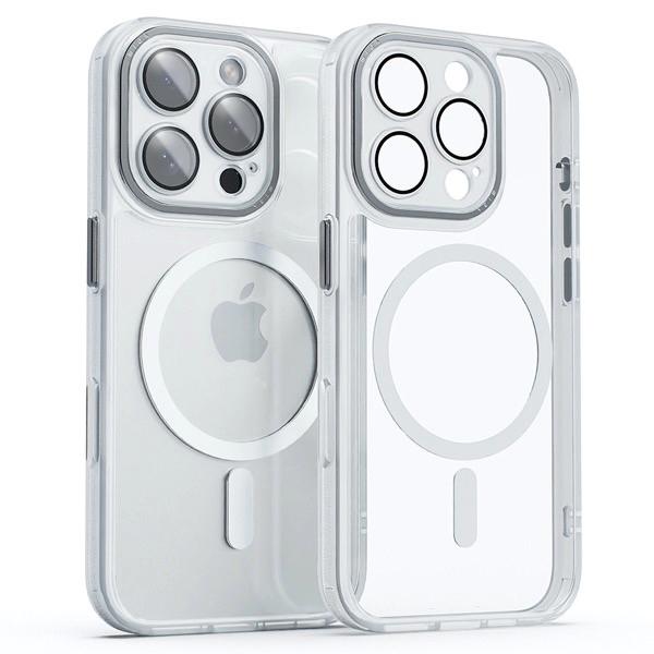 [バーコード] 4582741612033[型番] MA27203i16PMポリカーボネート TPU 背面ケース メタル ガラス 磁石付き MagSafe規格のワイヤレス充電・吸着 クリア ストラップホール iPhone 16 Pro Ma...