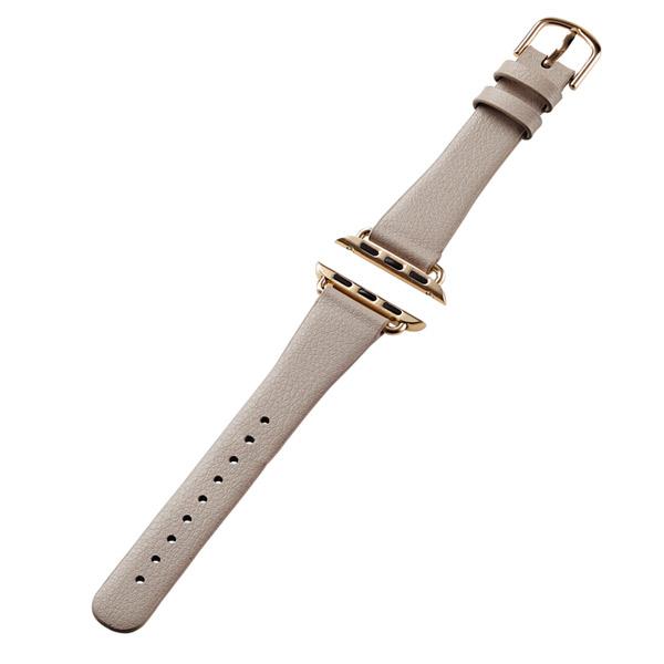 [バーコード] 4549550329972[型番] AW-41BDLJGBグレー 合成皮革 グレージュ ベージュ Apple Watch 38mm Series 1 Apple Watch 38mm Series 2 Apple Watch...