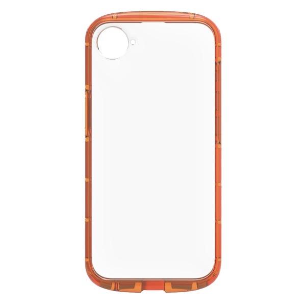 [バーコード] 4582269577968[型番] TR-IP25S-LDSL-CLORクリア 背面ケース ストラップホール オレンジ タフケース アクリル TPU iPhone 16e (2025年6.1インチ1眼) iPhone 17e...