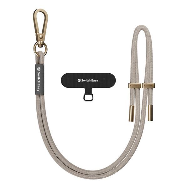 [バーコード] 4895241130533[型番] SE_SPASRNYE5_WHストラップ ホワイト ショルダーストラップ ネックストラップ スマートフォン Ice Cream White メタル ナイロンラッピング可アップル製品・Mac...