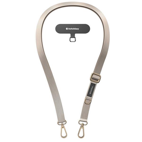 [バーコード] 4895241130588[型番] SE_SPASRNYE4_WHストラップ ホワイト ショルダーストラップ ネックストラップ Ice Cream White メタル ナイロンラッピング可アップル製品・Mac・iPhone・...