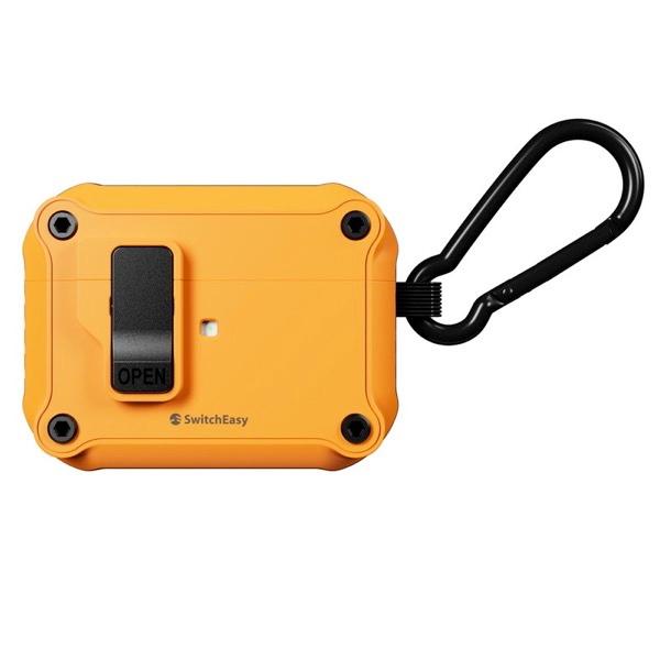 [バーコード] 4895241132186[型番] SE_AD2CSPTRS_YEAirPods Pro 第1世代 AirPods Pro 第2世代 イエロー TPU ポリカーボネート カラビナ Qi規格のワイヤレス充電ラッピング可アップル...