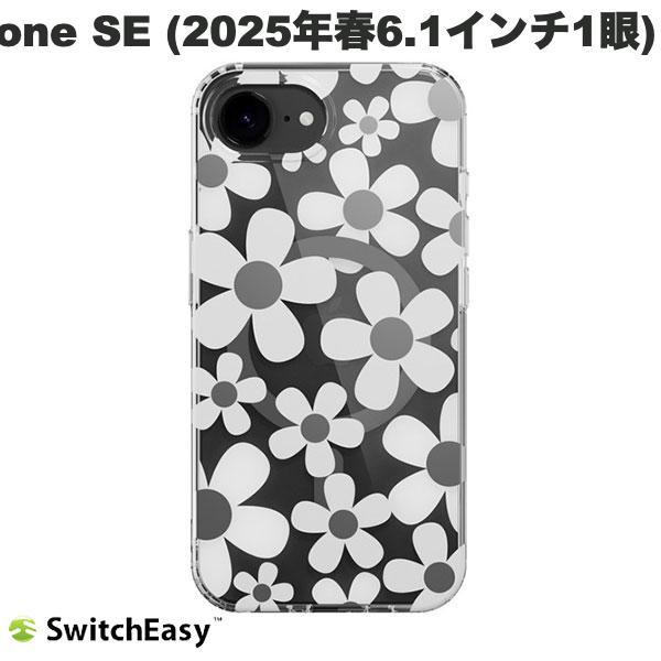 [バーコード] 4895241133534[型番] SE_IS4CSPTFU_WHアイフォーン アイフォン  アイホーン アイホン iPhone iPhone 16e (2025年6.1インチ1眼) 背面ケース 花柄 クリア 磁石付き Ma...