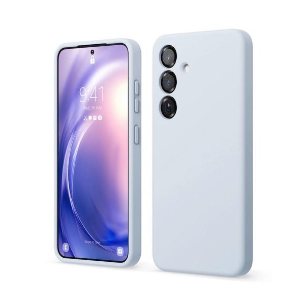 [バーコード] 8800254485194[型番] EL_G5SCSSCS6_LBブルー シリコン 背面ケース Galaxy S25 Light Blueラッピング可アップル製品・Mac・iPhone・iPad専門店のキットカット elag...