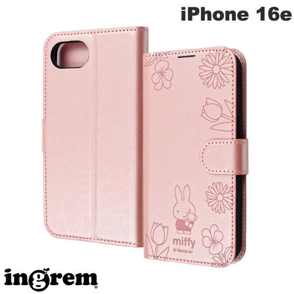 [バーコード] 4570128301991[型番] IJ-BP50ELC1P/MF63アイフォーン アイフォン  アイホーン アイホン iPhone iPhone 16e (2025年6.1インチ1眼) ミッフィー_ピンクフラワー 手帳型 ...