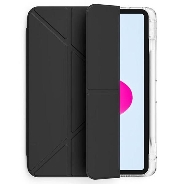 [バーコード] 4571475224346[型番] HIPA2408BKiPad A16 (11世代) 11インチ 2025年モデル 手帳型 ポリカーボネート スタンド機能 スリープ連動 ペンホルダー クリア TPU ブラックラッピング可ア...