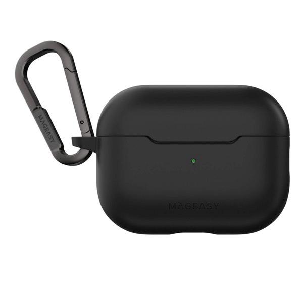 [バーコード] 4895241133909[型番] ME_AD2CSTPSI_BKAirPods Pro 第1世代 AirPods Pro 第2世代 TPU カラビナ タフケース Qi規格のワイヤレス充電 ブラックラッピング可アップル製品・...