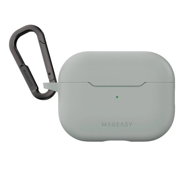 [バーコード] 4895241133923[型番] ME_AD2CSTPSI_MGAirPods Pro 第1世代 AirPods Pro 第2世代 TPU カラビナ タフケース Qi規格のワイヤレス充電 Mirage Grayラッピング可...