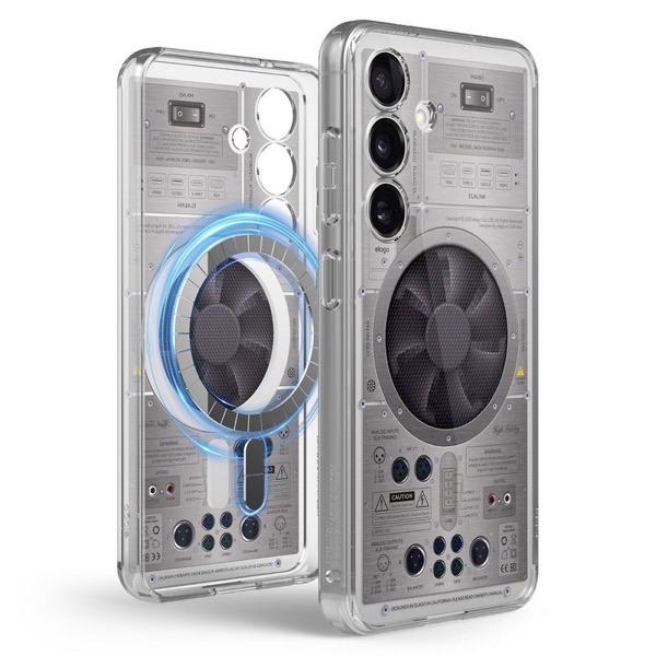 [バーコード] 8800254484524[型番] EL_G5SCSPTMQ_APGalaxy S25 TPU ポリカーボネート 磁石付き 背面ケース MagSafe規格のワイヤレス充電・吸着 AMPラッピング可アップル製品・Mac・iPh...