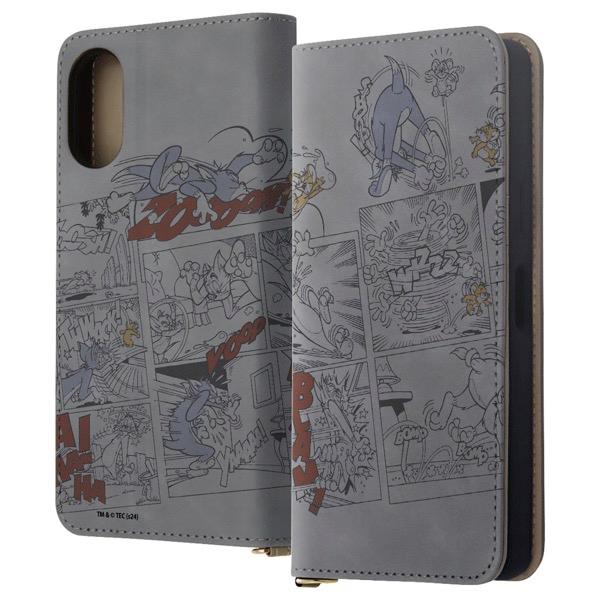 [バーコード] 4570128274356[型番] IJ-WXP10M6DML2GR/TJ49Xperia 10 VI TPU ポリウレタン 合成皮革 ストラップホール 手帳型 カードホルダー スタンド機能 トムとジェリー トム ジェリー ...