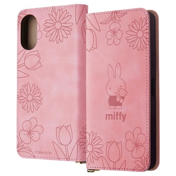 [バーコード] 4570128274387[型番] IJ-BXP10M6DML2P/MF63Xperia 10 VI TPU ポリウレタン 合成皮革 ストラップホール 手帳型 カードホルダー スタンド機能 ミッフィー ミッフィー_ピンクフラ...
