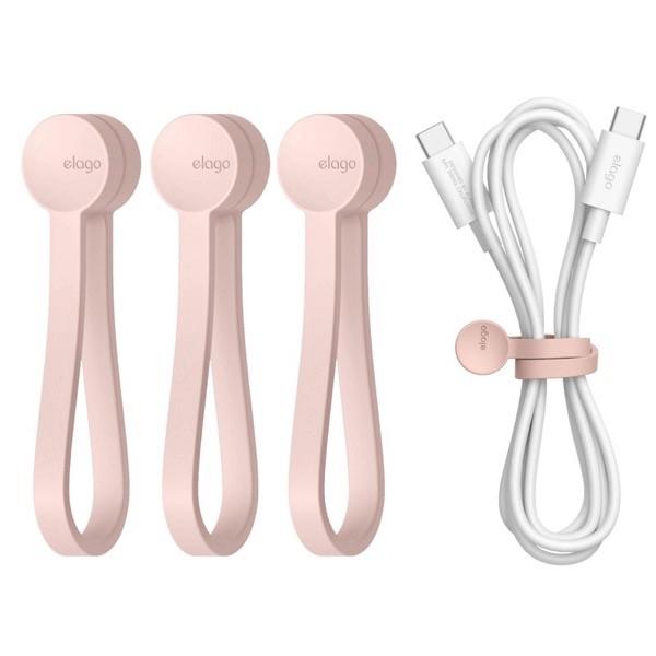 [バーコード] 8800254483909[型番] EL_CBLCBSCTI_LPシリコン ケーブルワインダー 磁石付き Lovely Pinkラッピング可アップル製品・Mac・iPhone・iPad専門店のキットカット