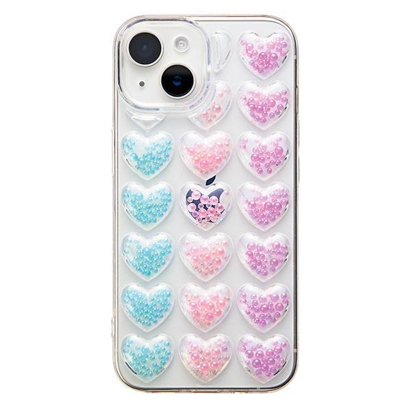 [バーコード] 4982416757814[型番] i37FiJS23ハートxハートビーズ アイフォーン アイフォン  アイホーン アイホン iPhone iPhone13 iPhone 13 アイフォンサーティン アイフォン13 アイフォ...