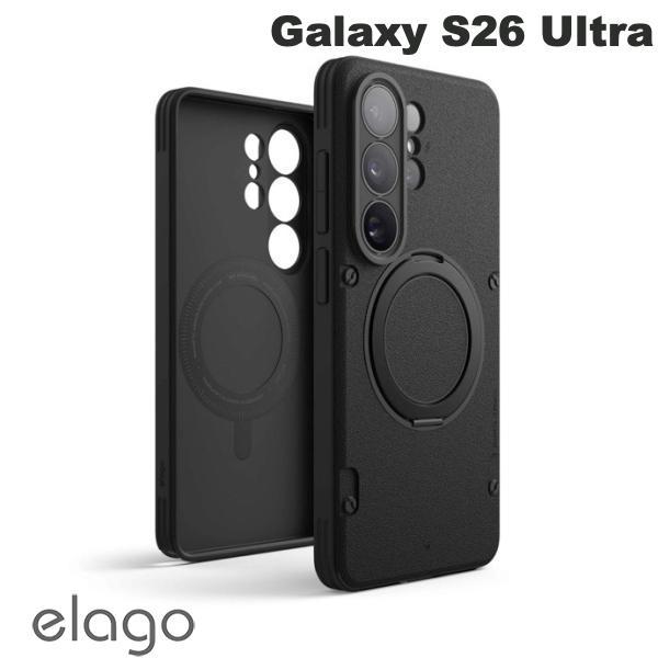 [バーコード] 8800328939646[型番] EL_G6LCSPTAN_BKGalaxy S26 Ultra 回転 スタンド機能 背面ケース ブラック Qi規格のワイヤレス充電ラッピング可アップル製品・Mac・iPhone・iPad専...