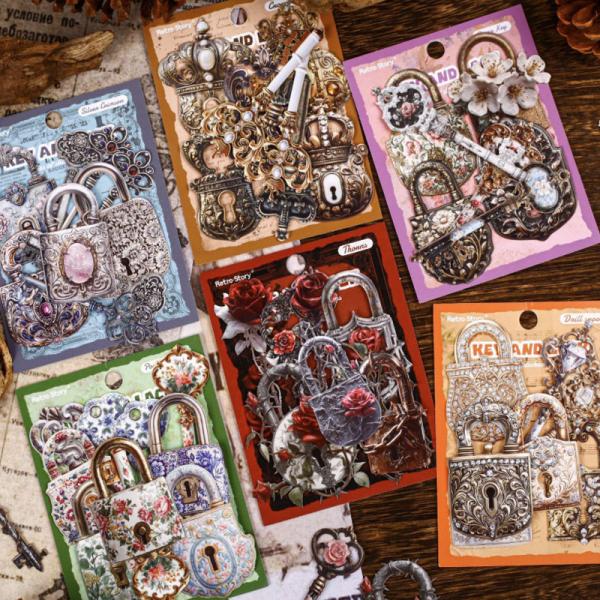 品番｜ST824種類｜シール数量｜30枚入（15種類, 各2枚）材質｜紙製造｜中国製