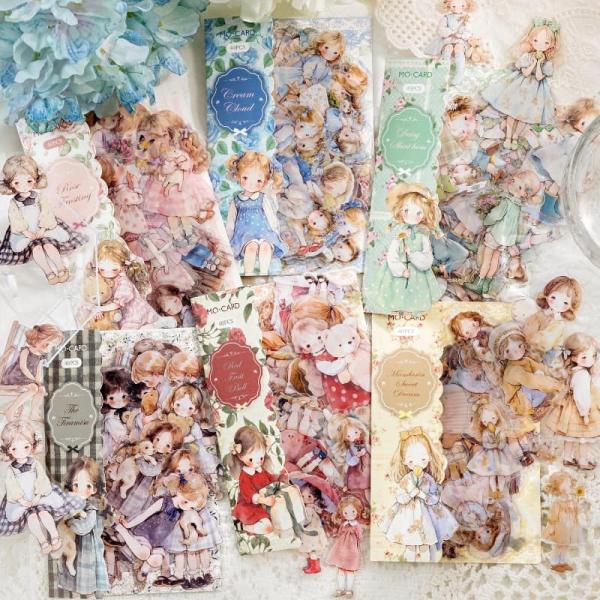 品番｜ST869種類｜シール数量｜40枚入（20種類, 各2枚）材質｜PET製造｜陌墨 / Mo・Card / 中国製
