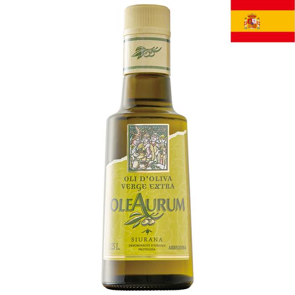 OLEAURUM オレアウルムエキストラバージンオリーブオイル 250ml×1本スペイン製 アルベキーナ種100% 非加熱 本物 スペインみやげ スペイン土産アルベキーナ種100％のエキストラヴァージン・オリーブオイル！1994/1995年...