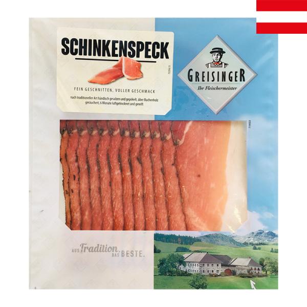 Greisinger グライシンガーシンケンシュペック 25g×4パックセット生ハム ももハム オーストリア土産 別送 直送 冷蔵グライシンガー社はオーストリア最大の食肉加工メーカーです。最新鋭の設備にて安心・安全な製品をお届けしております...