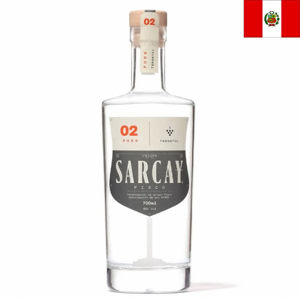 Pisco - Sarcay de Azpitia uva Torontelピスコ サルカイ・デ・アスピティア・トロンテル 700ml蒸留酒 42度 ペルーみやげ 海外 輸入酒ピスコとは、葡萄の蒸留酒です。発酵させた葡萄果汁を蒸留して作られ...