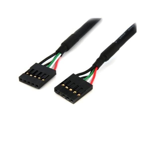 ■2x 5ピンUSBヘッダコネクタ■標準のUSB 2.0ピンアウトと色割り当てを使用■ケーブル長61cm■ケース用USB 5ピンデバイスを直接マザーボードヘッダに接続し、USBポートカードの追加が不要■61cmのケーブルで応力を緩和し、US...