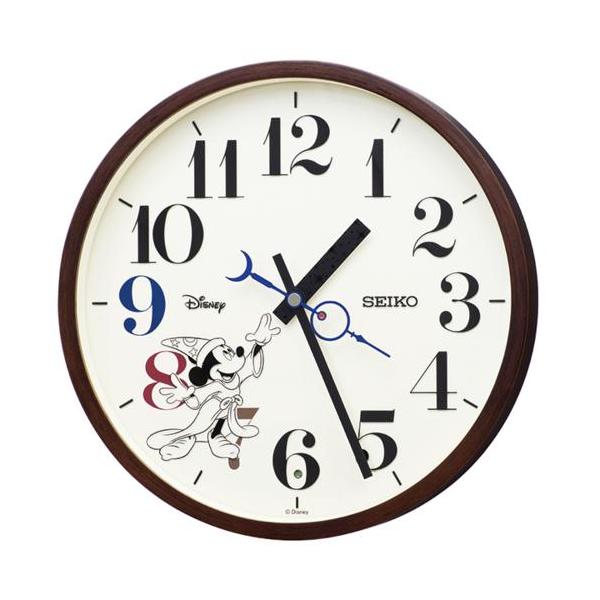 【発売日：2024年02月22日】■ディズニーの名作映画『ファンタジア』の世界観を映し出す■シックな風合いの木枠クロック■暗くなるとミッキーのシルエットと魔法の星空が文字板に浮かびます
