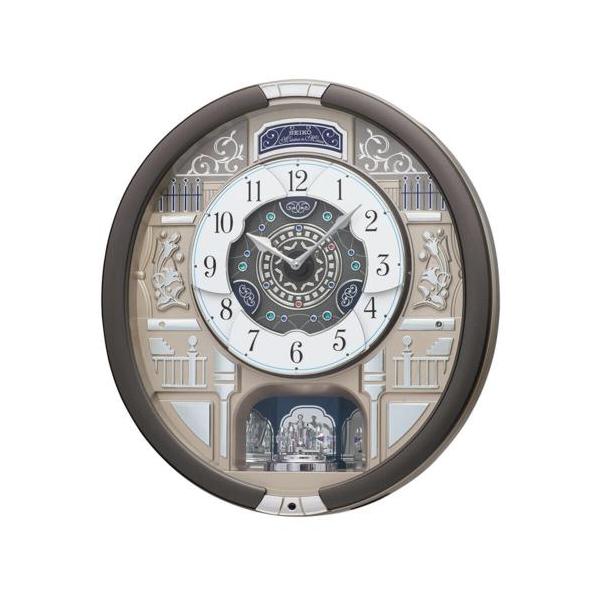 【発売日：2024年07月26日】■温かみのあるシルバーを基調にしたデザインと花をモチーフにしたレリーフが時計全体に華やかさを演出します■毎正時、メロディとともに6枚の文字板がゆっくりと回転を始めます。文字板が曲調に合わせて右回転・左回転を...