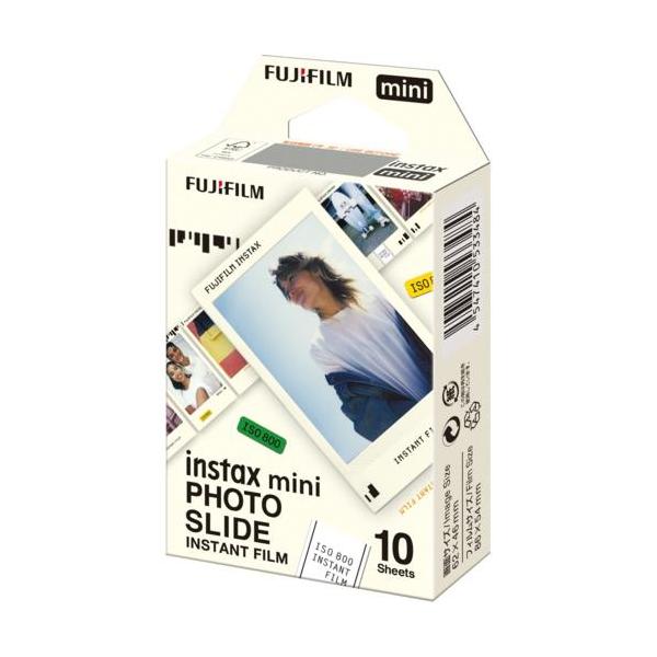 【発売日：2024年07月19日】■写真フィルムの現像で使用する「マウント」をモチーフにしたデザインのチェキ用 miniフィルム■1パック(10枚入り)■フィルムサイズ：86×54mm■画面サイズ：62×46mm