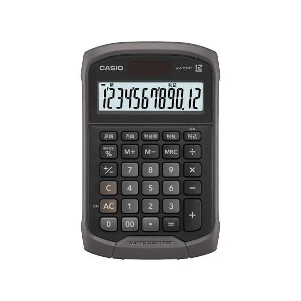 【発売日：2025年01月30日】■IP54準拠の防沫・防塵性能に加え、商売に便利な原価・売価・利益率の計算機能を搭載。　水回りで計算する場所や、埃や粉塵が多い場所でも安心して使えます。　卓上でも手持ちでも活躍するミニジャストタイプです。