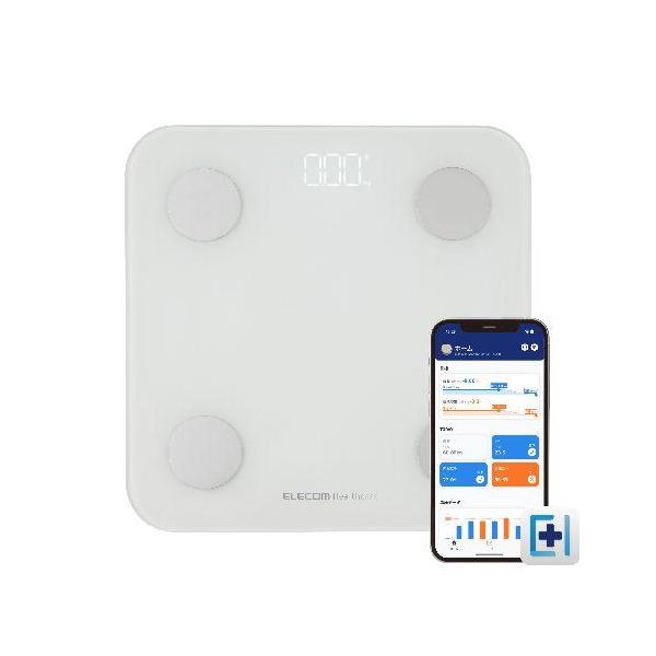 【発売日：2025年10月16日】■Bluetooth(R)で簡単にアプリに接続して初期設定ができ、Wi-Fi通信で測定データを専用アプリ「ELECOM Healthcare」(エレコム ヘルスケア)に転送できる、Bluetooth+Wi-...