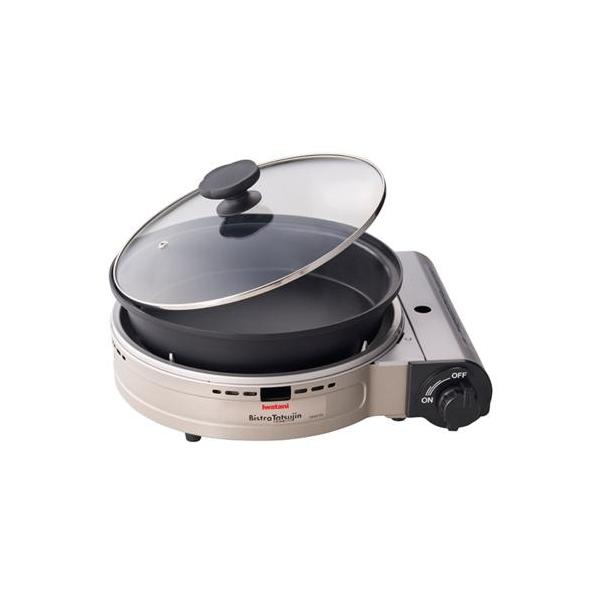 ■「焼く」「煮る」「蒸す」「炊く」「鍋もの」「無水調理」1台で多彩なメニューが楽しめる！■専用プレートは「グリル鍋」と「ホットプレート」の2役従来品と比べて容量UPで、大人数のお鍋にも対応！■カセットこんろとしても使えます！※カセットガスは...