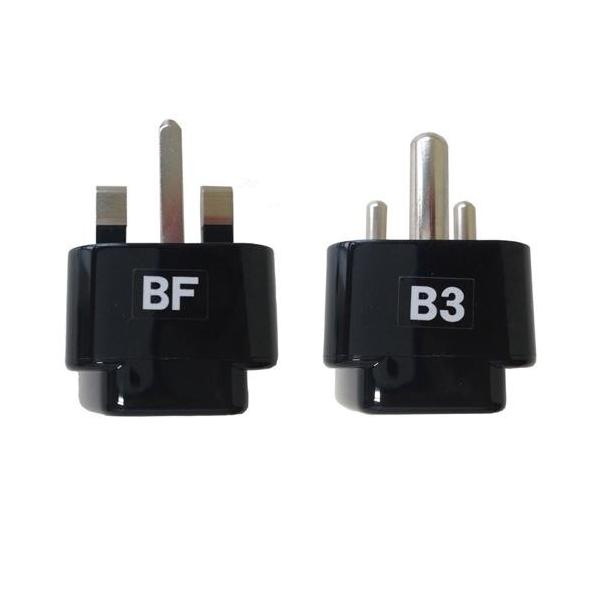 ■この変換プラグには以下の形状のプラグを接続可能 ■7種類のプラグ(A・B・C・B3・O・SE・O2)をBFタイプ・B3タイプに変換できる海外旅行用マルチ変換プラグ! ■海外家電製品等のプラグ形状をBFタイプ・B3タイプに変換可能 WP-1...