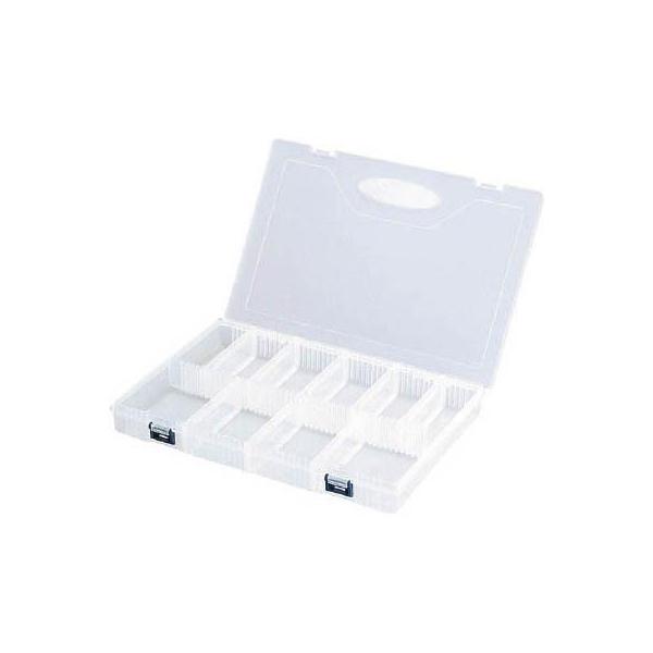 ■5.5mmピッチで思いどおりに仕切ることができます。■取り出しやすい4面アール加工しています■コンポーネントサイズで使いやすい大きさです。■プロ仕様小物収納ボックスです。