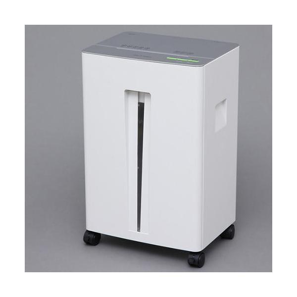 ■オフィスに最適なA4コピー用紙を一度に23枚同時細断できるシュレッダーです。■一回の投入で最大23枚同時裁断できるので大量の書類を破棄する際にとても便利です。■移動に便利なキャスター付きです。