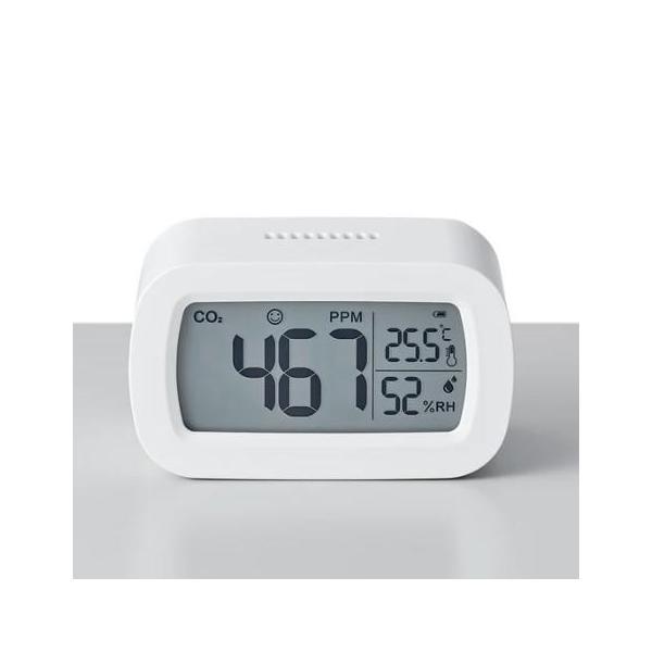 【発売日：2021年09月10日】■室内のCO2濃度・温度・湿度を数値化■インテリアに馴染みやすいシンプルデザイン■選べる2WAY電源(USB給電・単4形アルカリ乾電池)