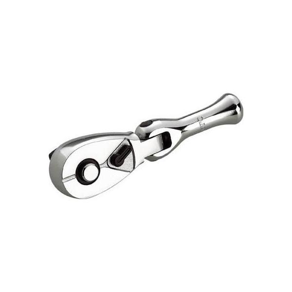 ■コンパクトショートタイプです。狭い場所での作業に最適です。■ユニオン機構採用で不用意なソケットの落下も防止します。■一体式クロウ採用でヘッド厚さは当社従来比20%減のコンパクトヘッド化しました。■36枚ギアを採用し、細かな送り角度を実現す...