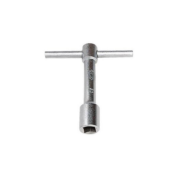 ■早回しなど連続作業がしやすく、力の掛け具合を加減しやすい形状の便利工具です。■材質はS45Cで、表面処理はニッケルクロムメッキです。