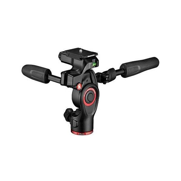 【発売日：2020年12月10日】■ビデオ雲台の要素を備えた3ウェイ雲台。パン棒を含めた各ハンドルは折り畳み式のため、コンパクトに収納が可能です。■パンおよびティルトにはbefreeフルードドラッグシステムを採用しており、スムーズなカメラア...