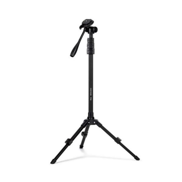 【発売日：2021年09月24日】■狭い場所でも使いやすい設置面積が小さいため、運動会や学芸会など、通常の三脚を広げると邪魔になってしまうような狭い場所での撮影に便利です。また、全伸高が1883mmあるため、立見席の後方からでも撮影チャンス...