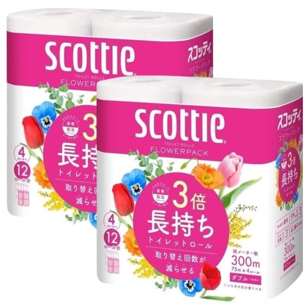 【商品説明】・4ロールで12ロール分の長さ(※メーカー製品比)のトイレットペーパー。・1ロールで3ロール分だから、取り替えの回数が減り、収納スペースも1／3に収まります。・クレシア独自のエンボス加工でやわらかい肌触りが特徴です。・ロール幅1...