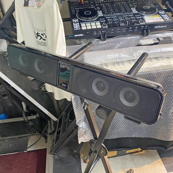 付属品なし（電源直結タイプ）発送目安1〜3営業日以内保証期間1ヶ月商品説明液晶テレビ・パソコン用サウンドバースピーカー。実用最大出力20W。※中古品は1点物です。店頭販売もしております、ご注文頂くタイミングによってはご注文をキャンセルさせて...