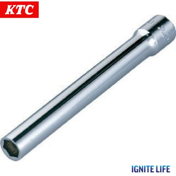 ●奥深い個所や長く突き出たボルトのナット締緩作業に便利です。●KTC独自のパワーフィット形状を口径部と差込角の両方に採用しています。●汎用工具に。●差込角(mm)：9.5●対辺寸法(mm)：10●全長(mm)：130●対辺(mm)：10