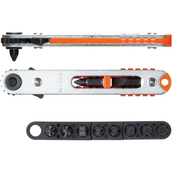 ●ヘット部わずか18mmの薄型ヘッド●狭い場所でも作業しやすいマグネット入ビット●本体にビット2本収納可能●高精度ラチェットギア、しっかりとした締め付け可能
