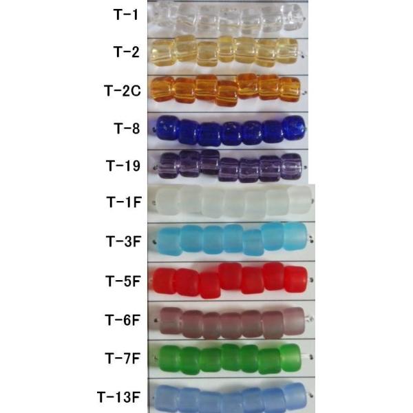 《特大5.5mmビーズ》全体的に丸みを帯びたビーズです。針やワイヤー、テグスなどを通しやすくするため穴はやや大きめになっています。皮ひもやヘンプコードを使ったアクセサリーや、毛糸を使ったビーズニッティングにおすすめです。《サイズ》外径約5....