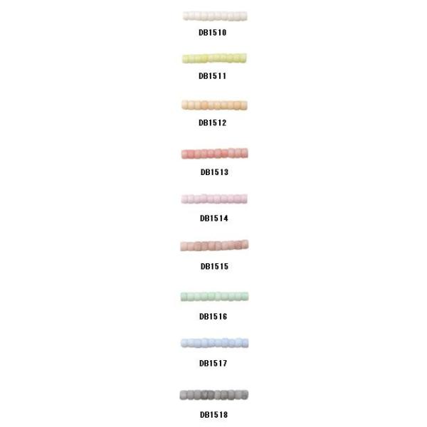 ビーズ織りやビーズステッチに最適なMIYUKI社製「デリカビーズ」です。綺麗なシリンダー型の整ったデリカビーズは、ビーズ織りやステッチなど、芸術的で美しい作品が作れます。※○○-1と付いているものはコーティングが少し変更になった商品です。色...