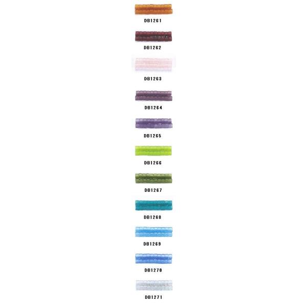 ビーズ織りやビーズステッチに最適なMIYUKI社製「デリカビーズ」です。綺麗なシリンダー型の整ったデリカビーズは、ビーズ織りやステッチなど、芸術的で美しい作品が作れます。＜サイズ＞直径：1.60mm、長さ：1.30mm、穴径：0.80から0...