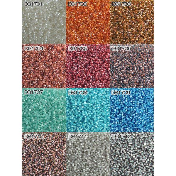 ビーズ織りやビーズステッチに最適なMIYUKI社製「デリカビーズ」です。綺麗なシリンダー型の整ったデリカビーズは、ビーズ織りやステッチなど、芸術的で美しい作品が作れます。＜サイズ＞直径：1.60mm、長さ：1.30mm、穴径：0.80から0...