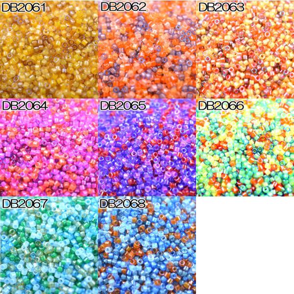 ビーズ織りやビーズステッチに最適なMIYUKI社製「デリカビーズ」です。綺麗なシリンダー型の整ったデリカビーズは、ビーズ織りやステッチなど、芸術的で美しい作品が作れます。＜サイズ＞直径：1.60mm、長さ：1.30mm、穴径：0.80から0...